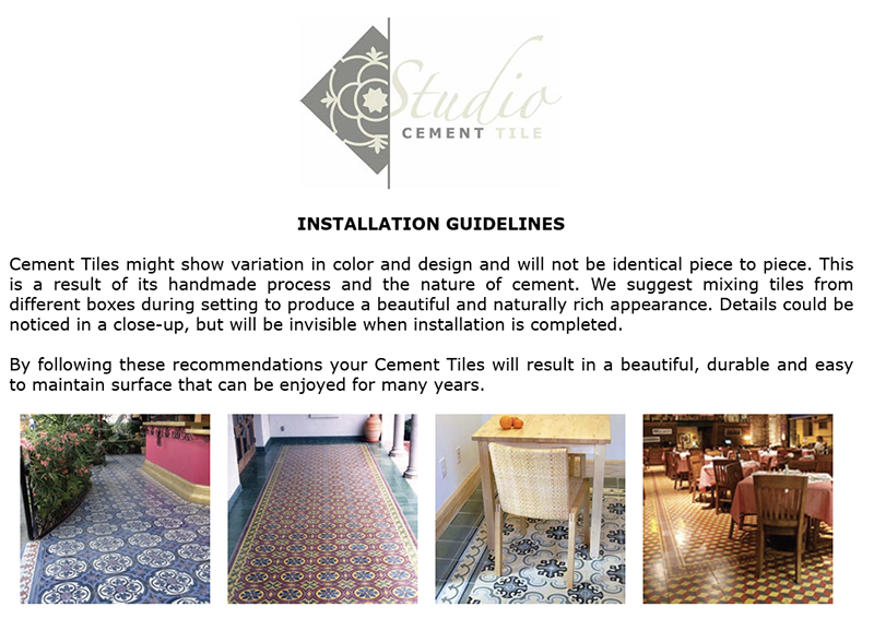 How to Clean and Maintain Cement Tiles | Studio Cement Tile