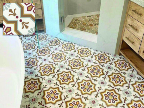Cement Tiles in Texas | Handmade Flooring & Wall Designs